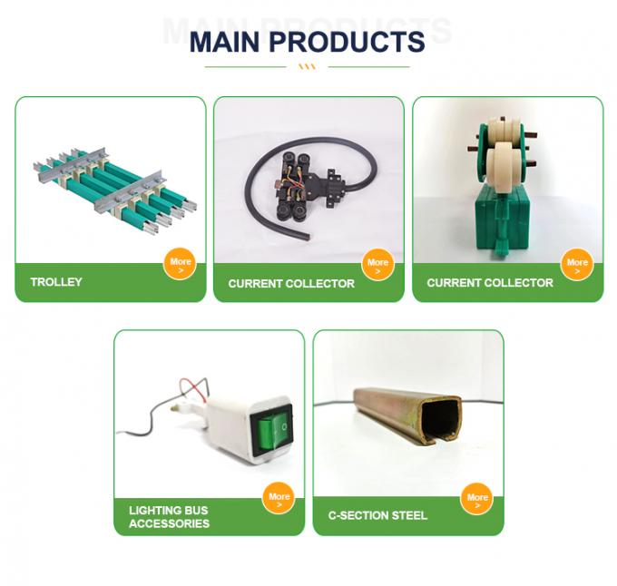 Power Crane Conductor Bar 1p 100a For Electrified Monorail Systems